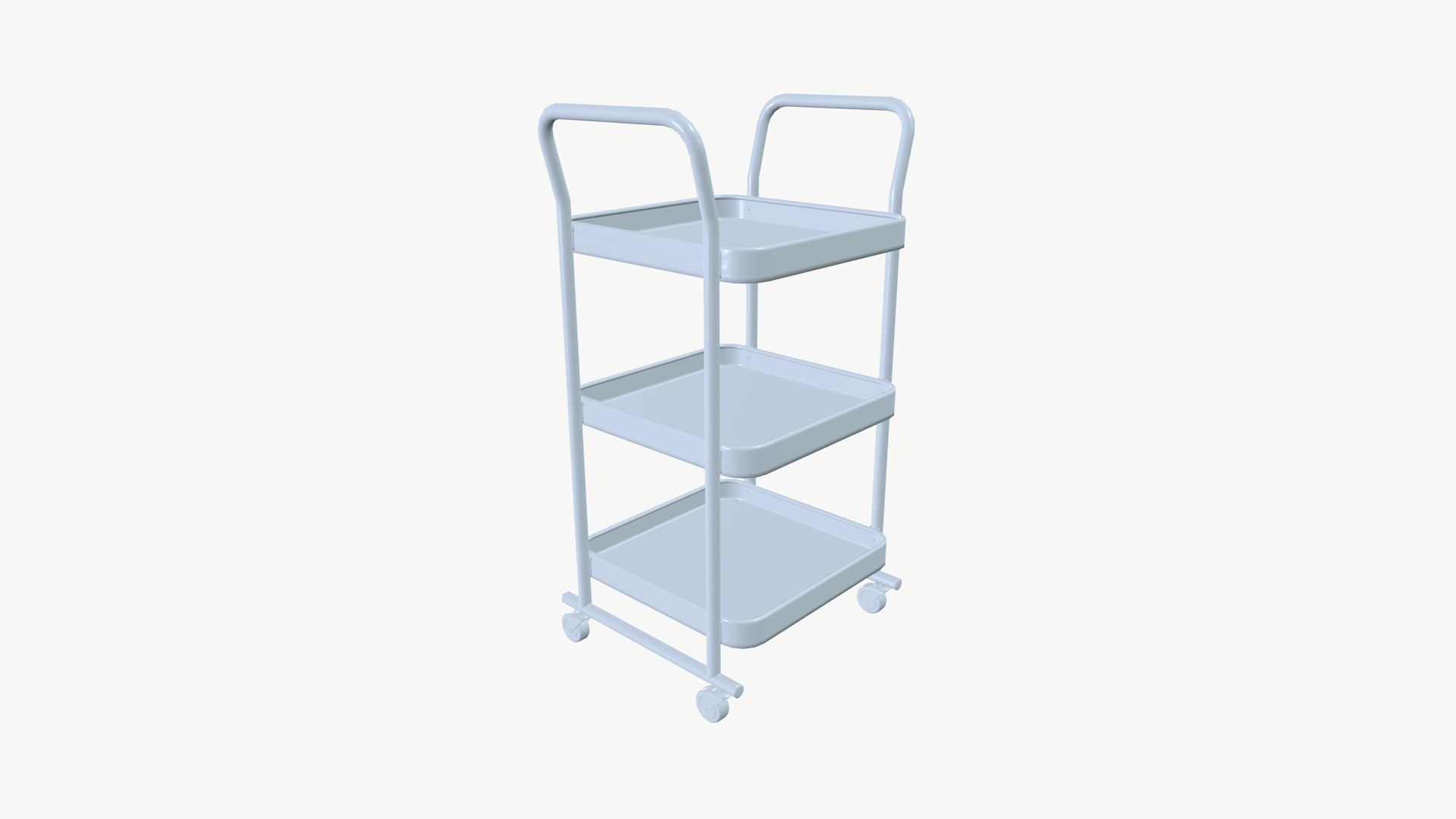 Office Cart 3D Model - TurboSquid 2336208