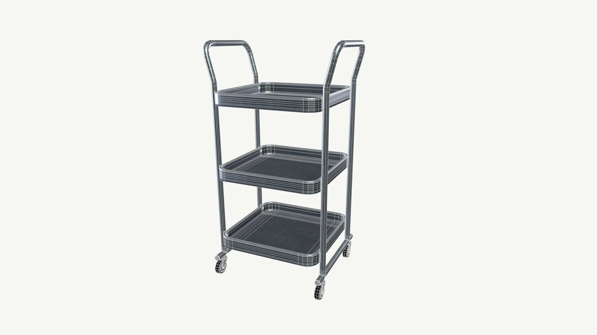 Office Cart 3D Model - TurboSquid 2336208
