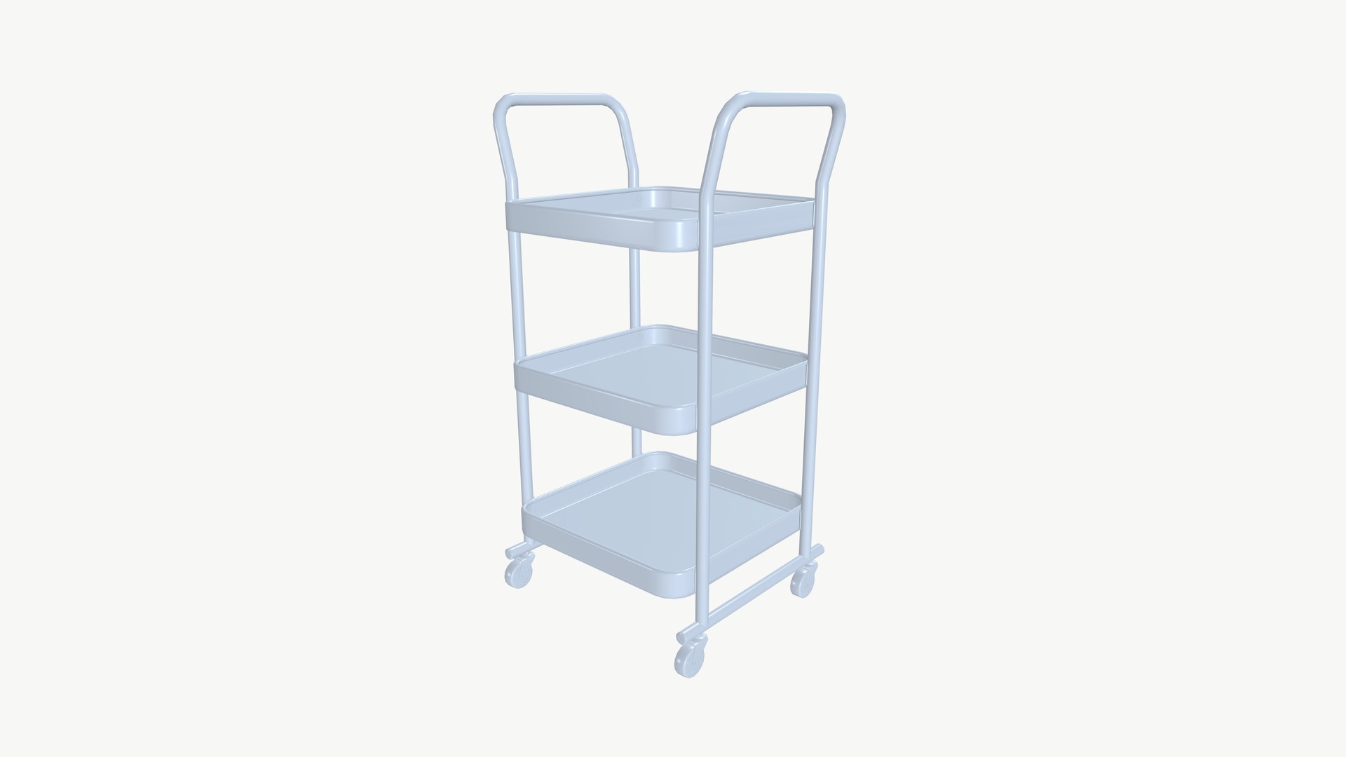 Office Cart 3D Model - TurboSquid 2336208