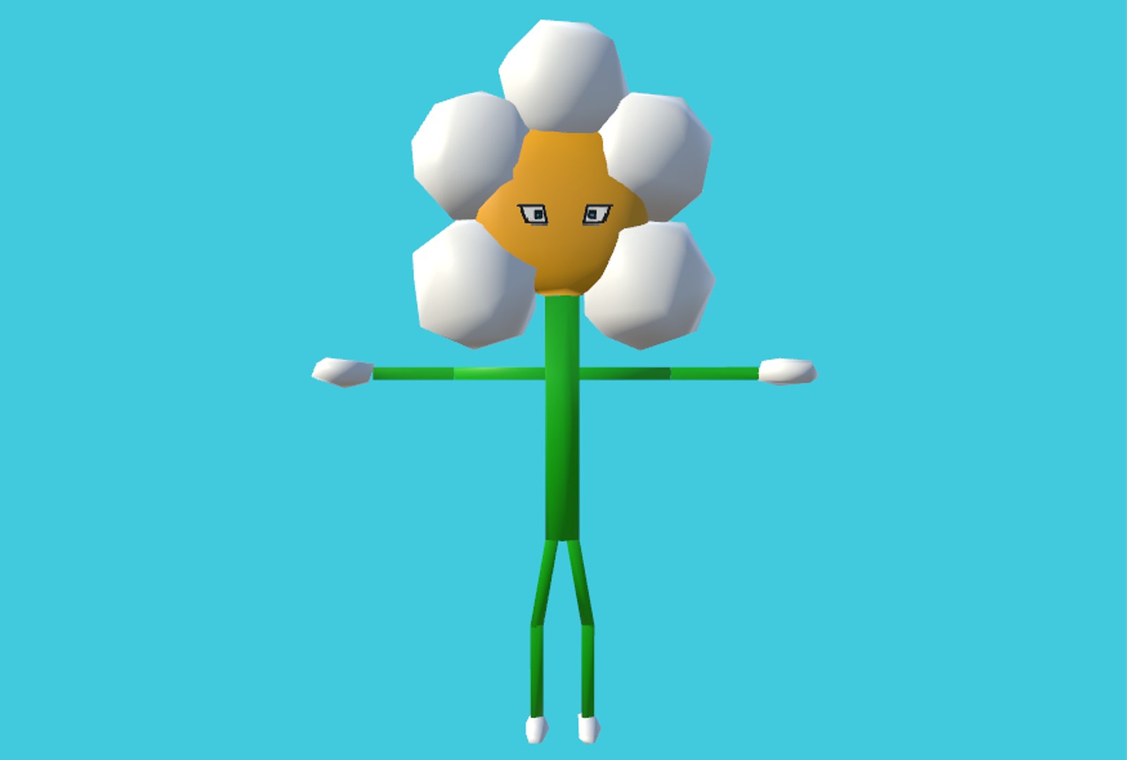 Flower Person 3D - TurboSquid 1195683