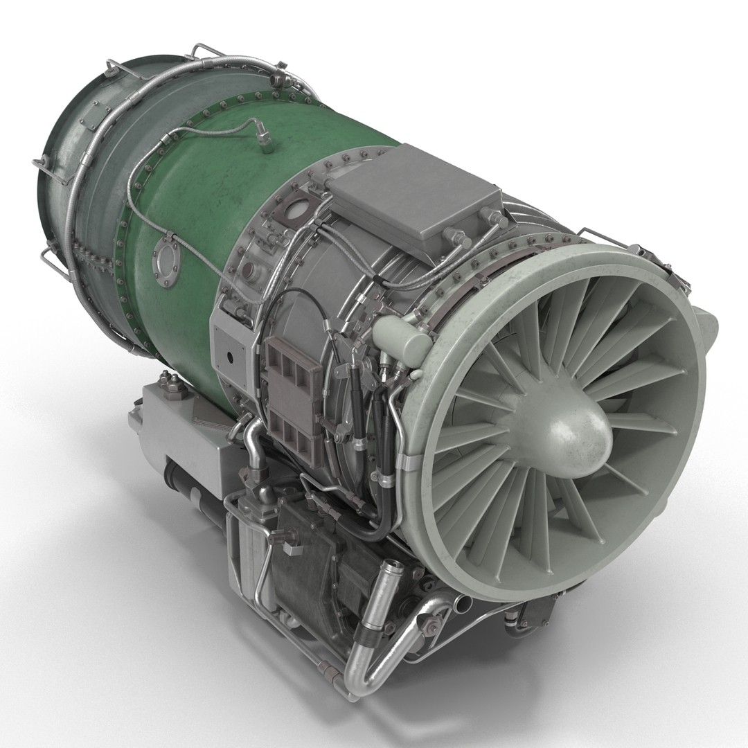 Turbofan engines 3 3D model | 1144118 | TurboSquid