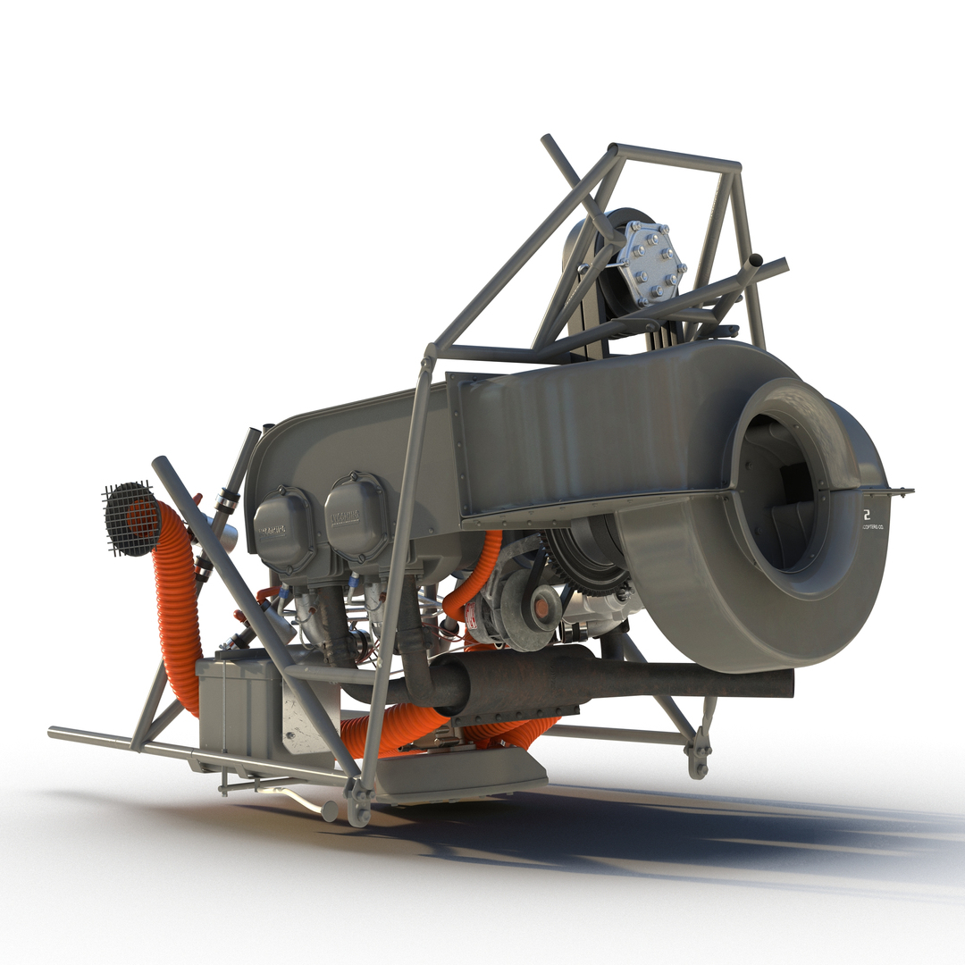 Turbofan engines 3 3D model | 1144118 | TurboSquid