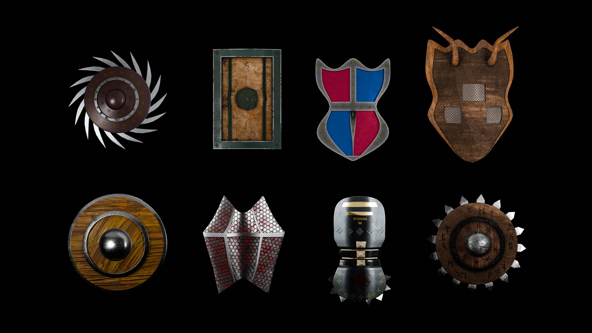 Shield 3D Model - TurboSquid 2181774