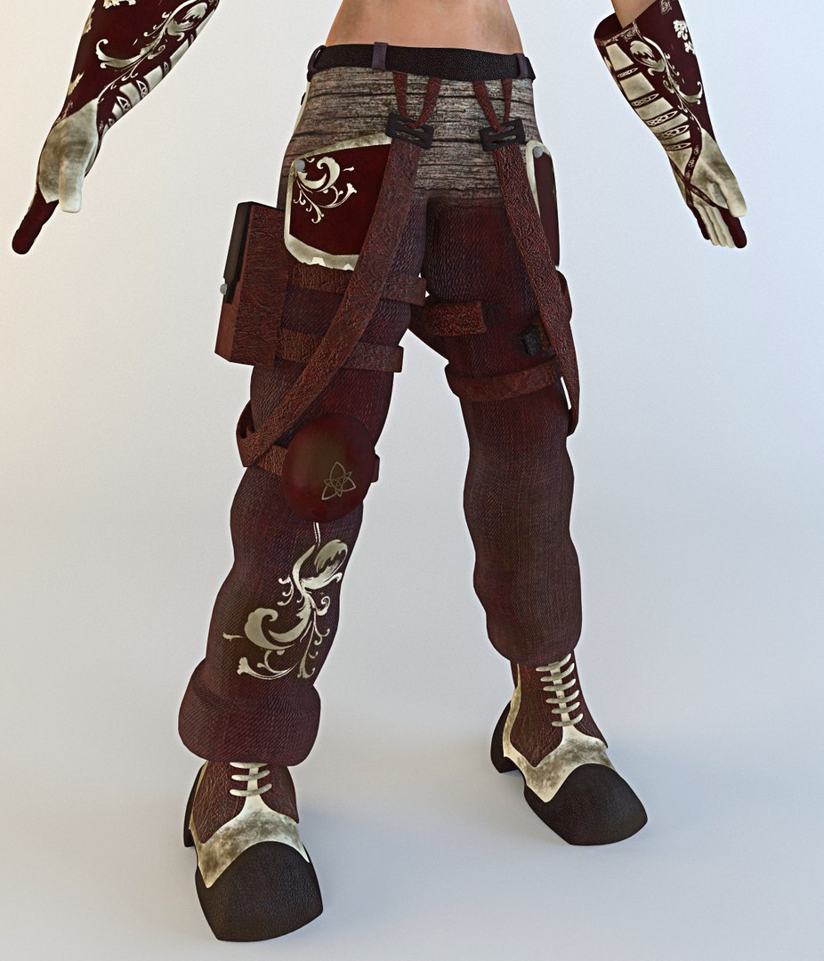 Women Builder 3d Model