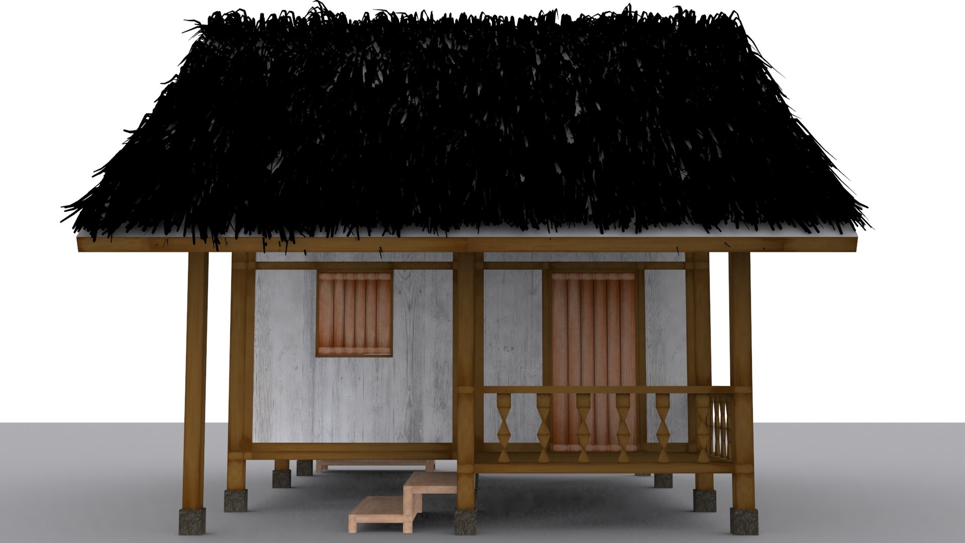 3D Sundanese Traditional Suhunan Julang Ngapak Model - TurboSquid 2338397