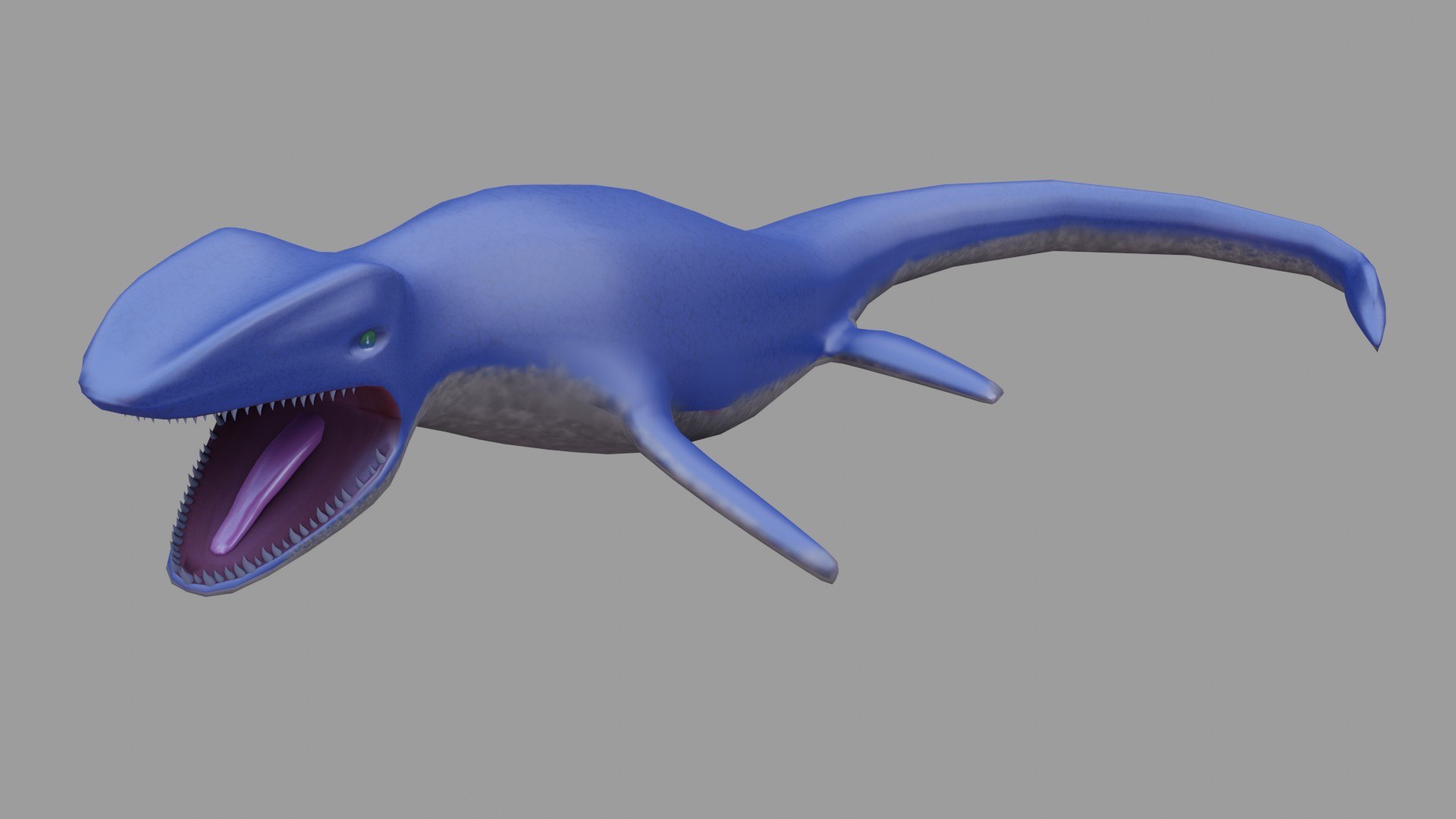 3D Mosasaurus Low Poly - Rigged - TurboSquid 1909504
