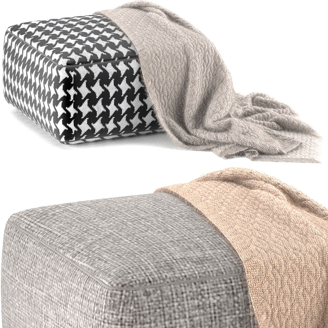 Pouf Minotti Davis 3D - TurboSquid 1680937