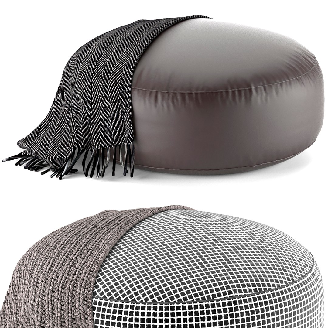 Pouf Minotti Davis 3D - TurboSquid 1680937
