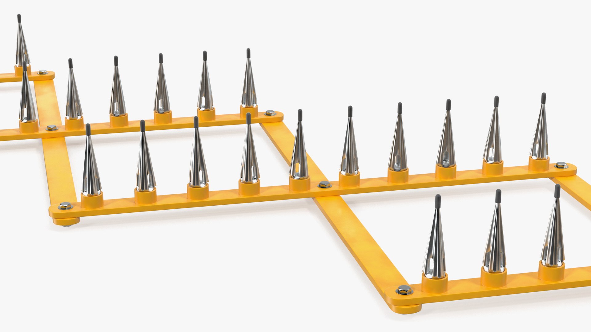 3D Aluminum Police Tire Spike - TurboSquid 1435771