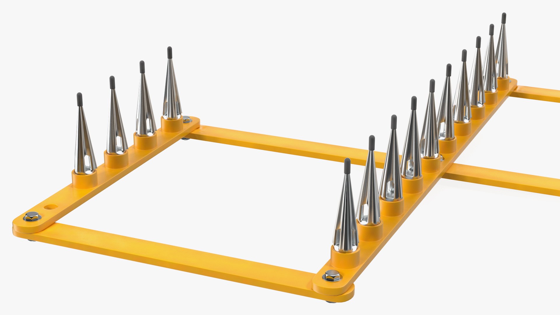 3D Aluminum Police Tire Spike - TurboSquid 1435771