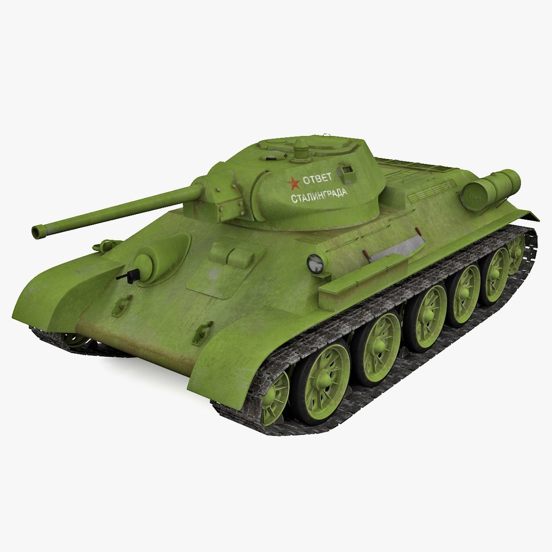 3d world war ii tank
