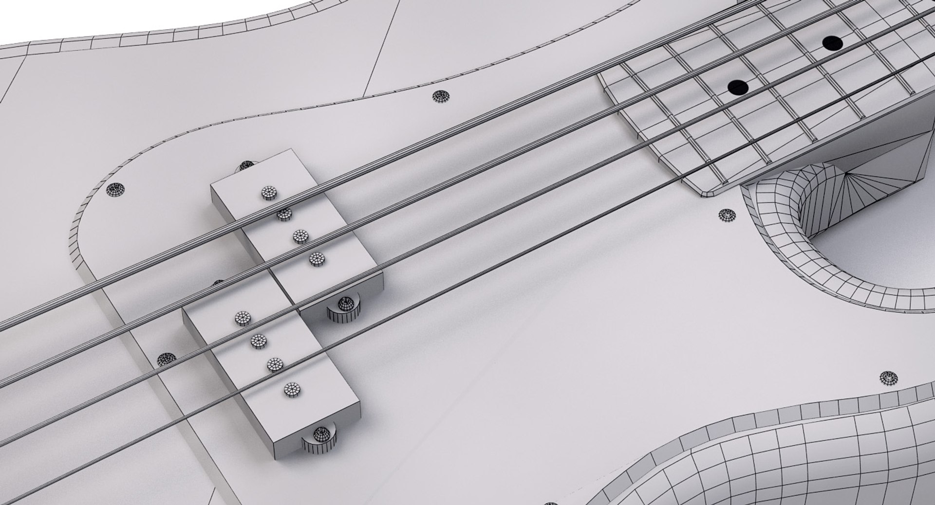 Fender precision bass 3D model - TurboSquid 1277780