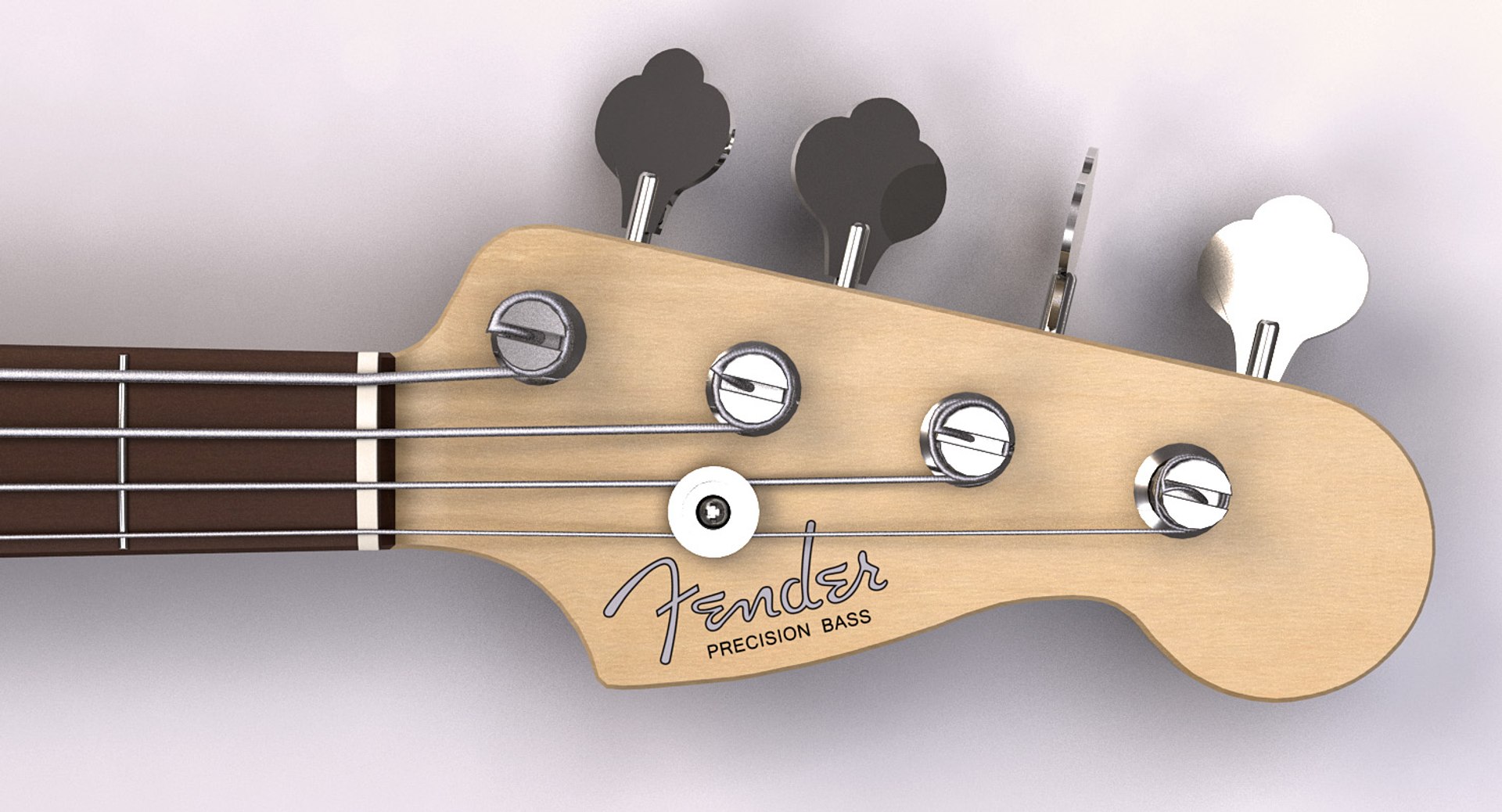 Fender precision bass 3D model - TurboSquid 1277780