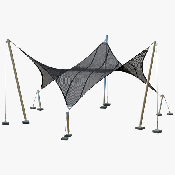 modèle 3D de Structures tendues Membrane Mesh - TurboSquid 1903074