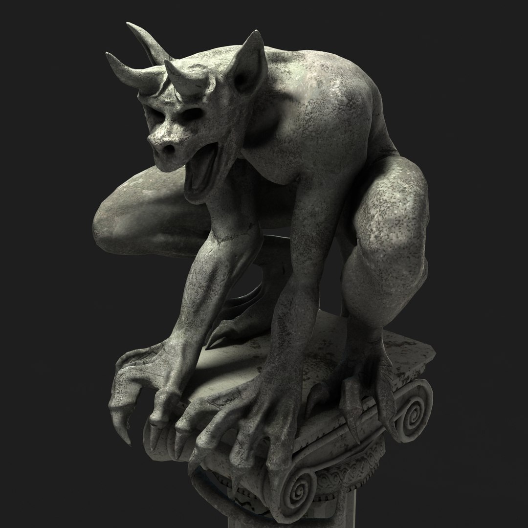 3d Stone Gargoyle