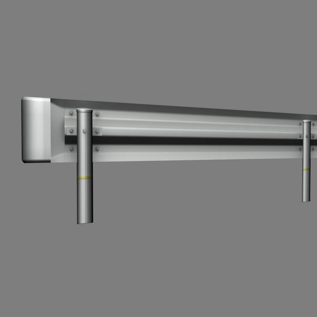 Seamless Guard Rail 3d 3ds