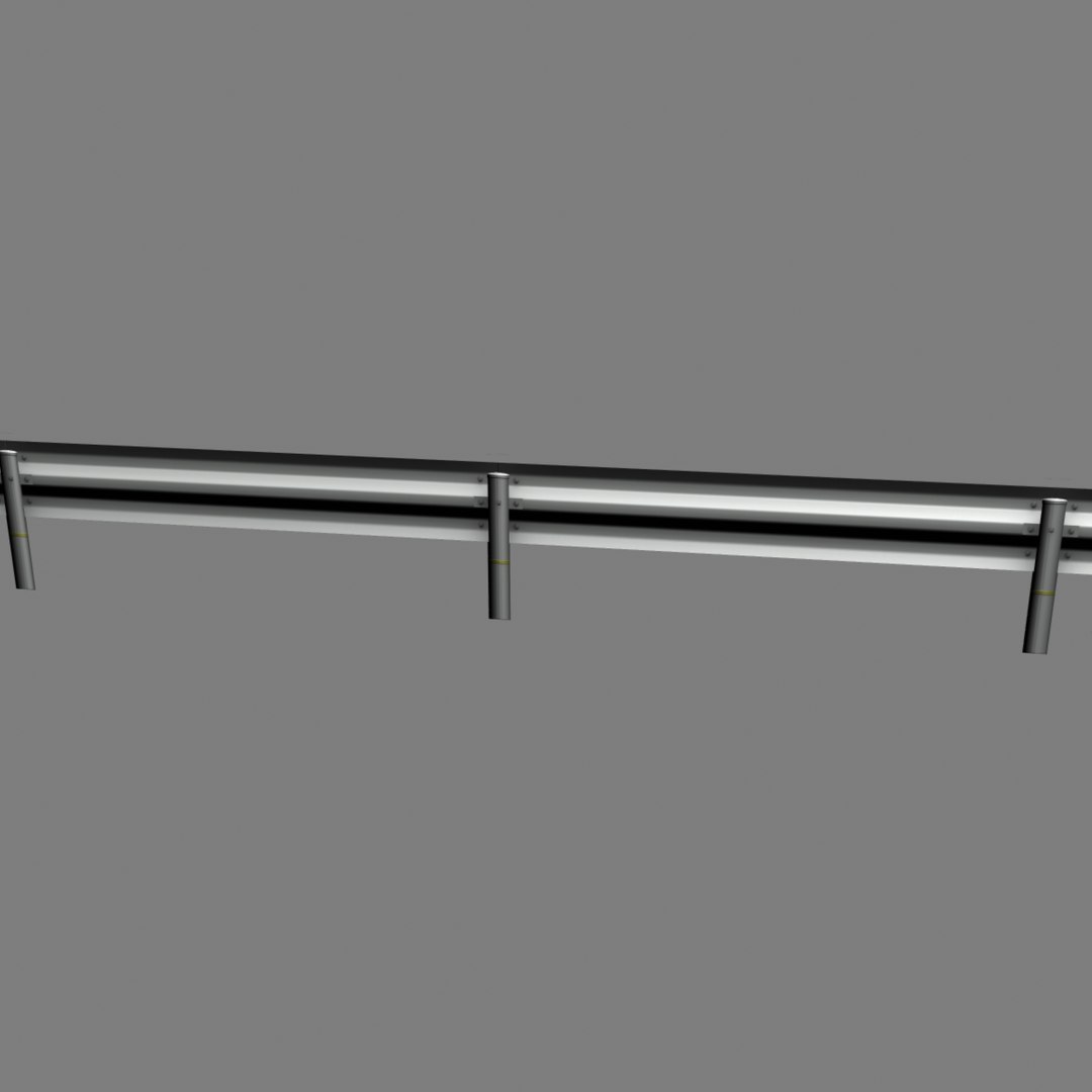 Seamless Guard Rail 3d 3ds