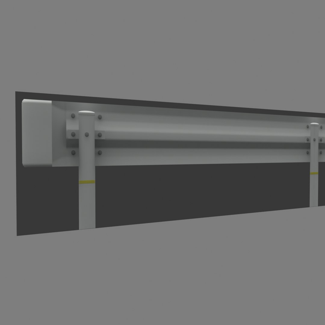 Seamless Guard Rail 3d 3ds