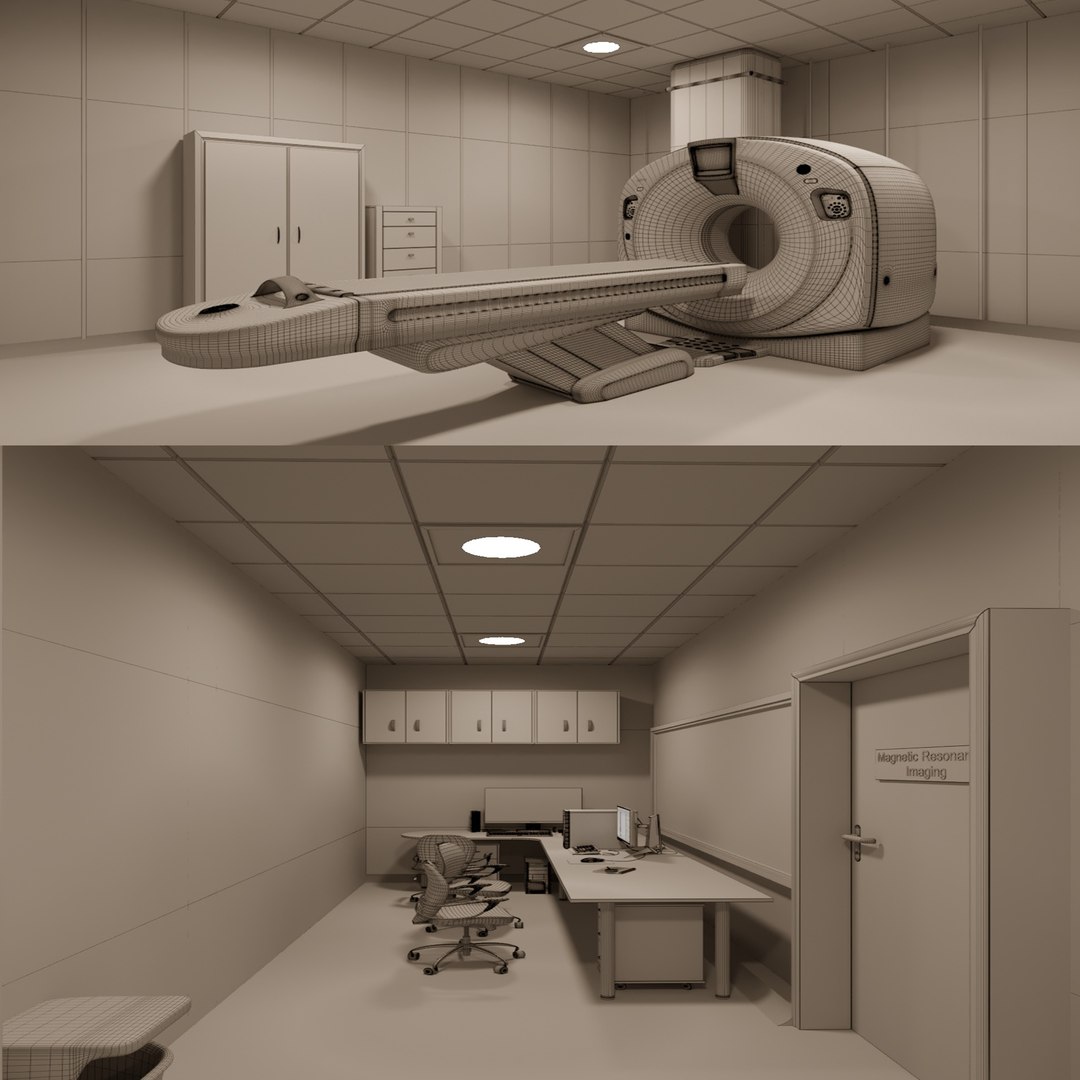 Complete Hospital Rooms 3D Model - TurboSquid 2084665