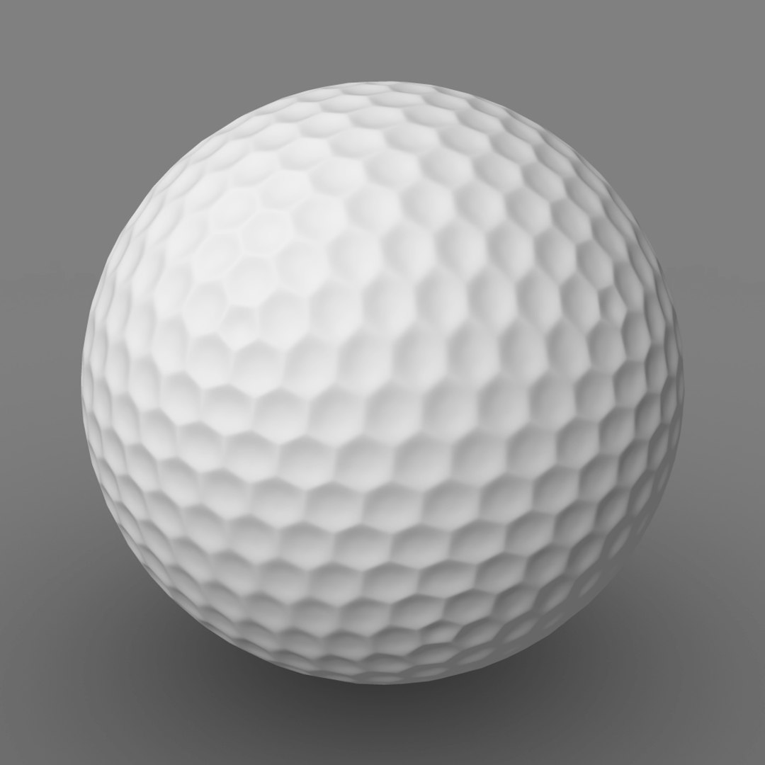 Golf Ball 3D Model - TurboSquid 1213407