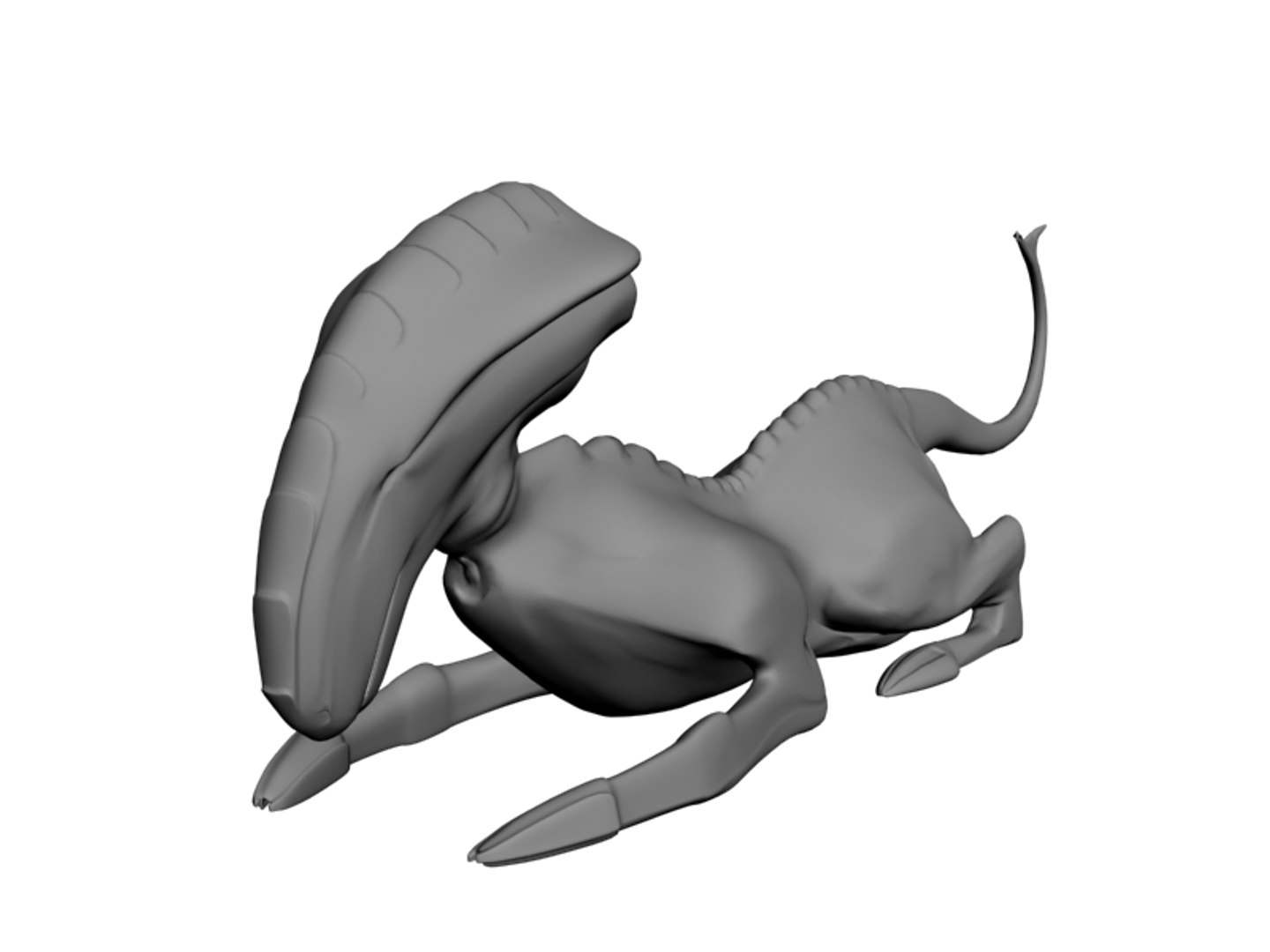 sphinx monster 3d 3ds