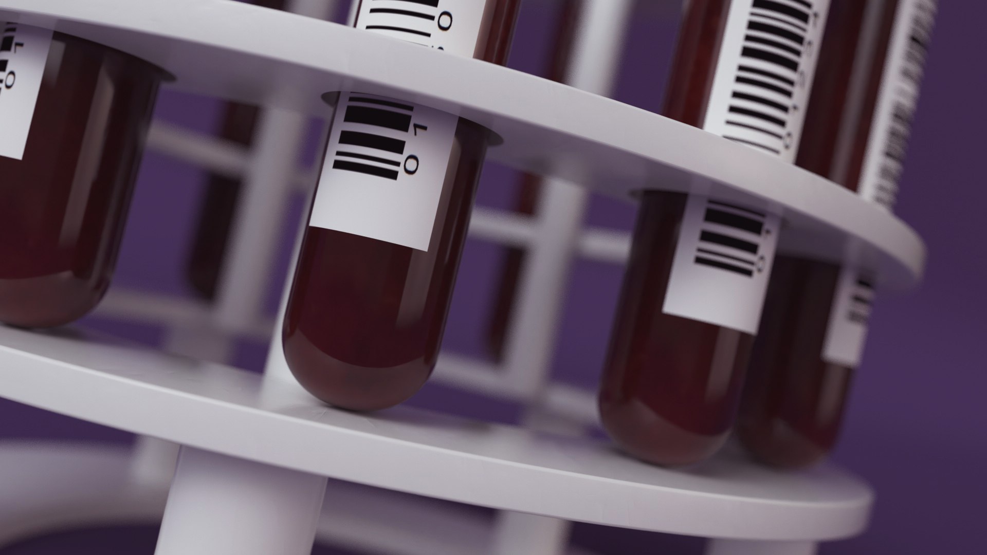 Stand Blood Vials Octane 3D - TurboSquid 1625769