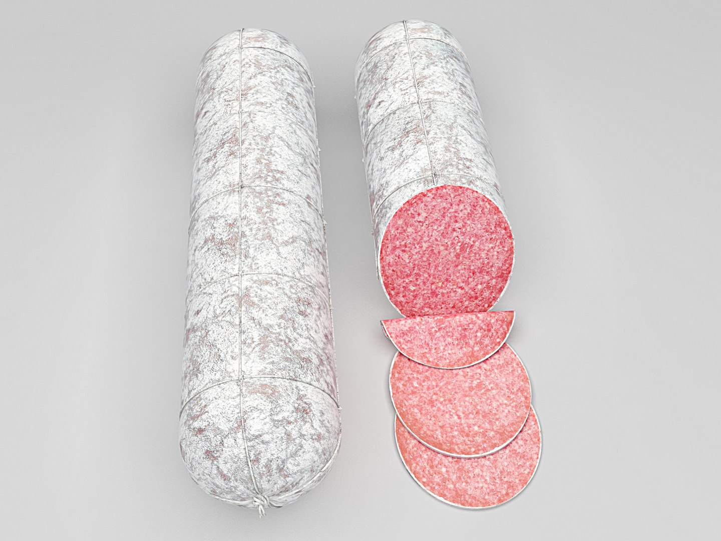 3d Model Sausage Salami