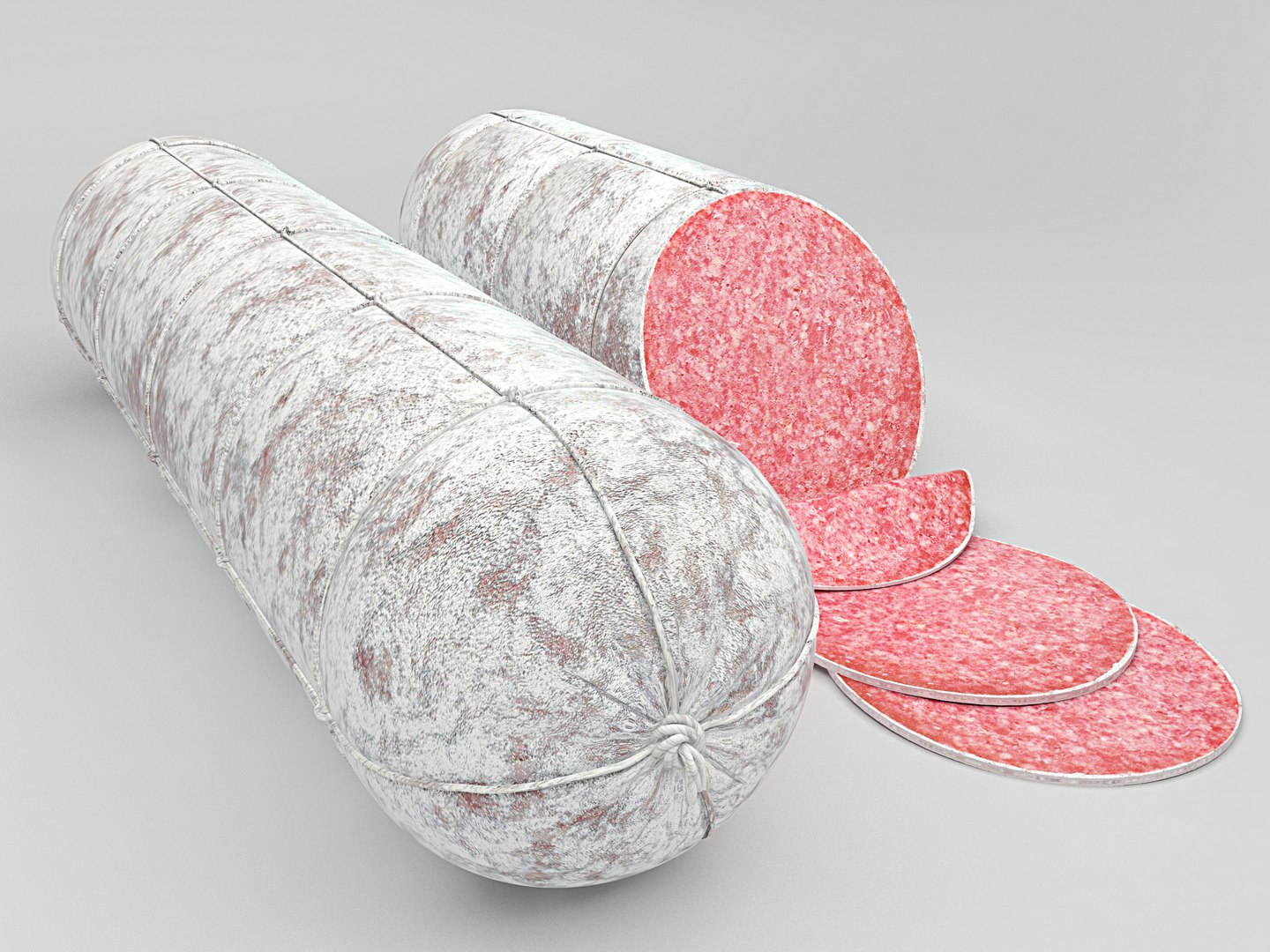 3d Model Sausage Salami