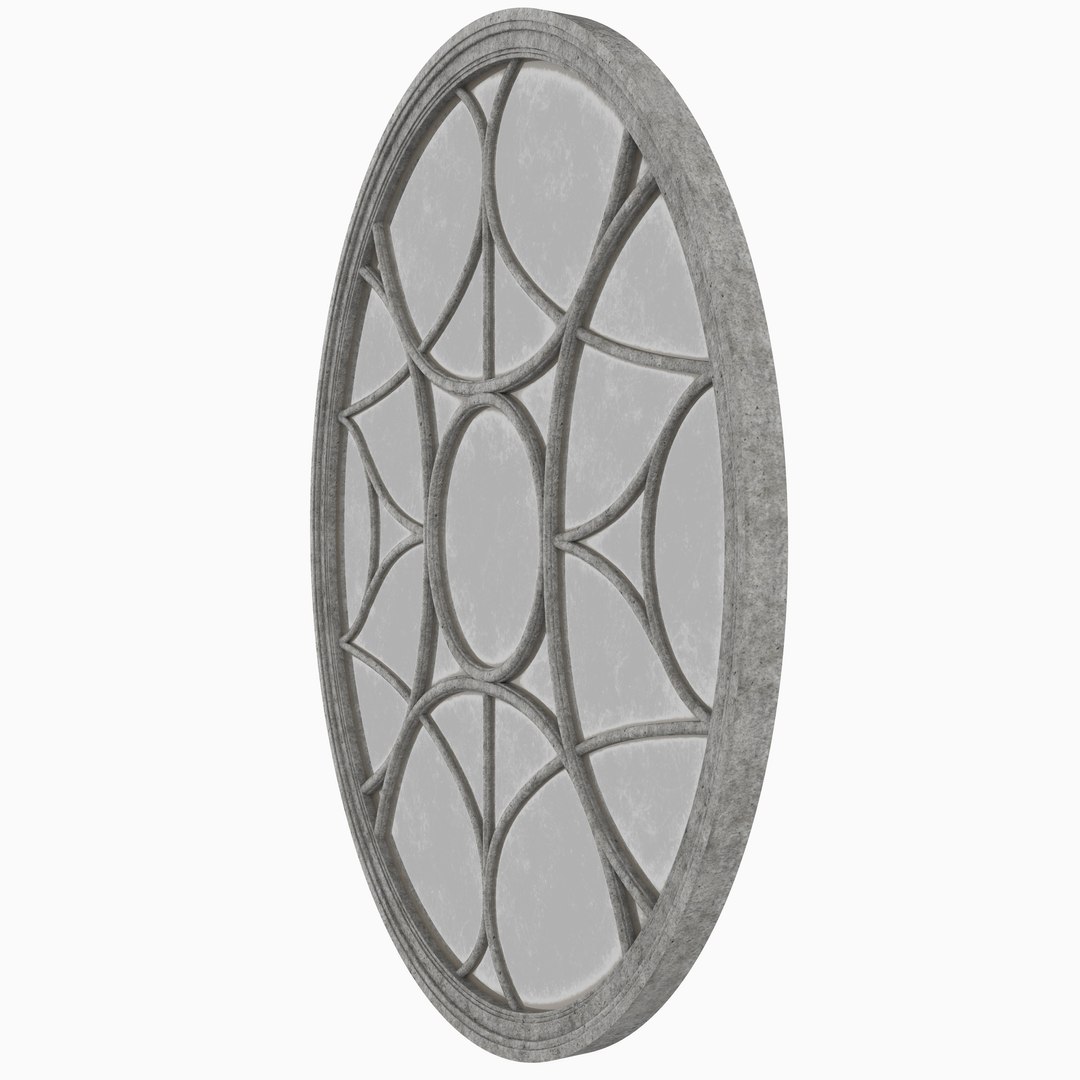 3D Model Castle Window Round - TurboSquid 1914194