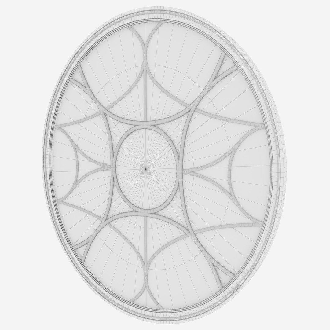 3D Model Castle Window Round - TurboSquid 1914194