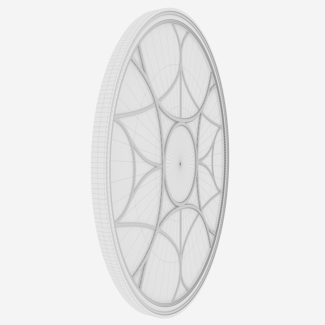 3D Model Castle Window Round - TurboSquid 1914194