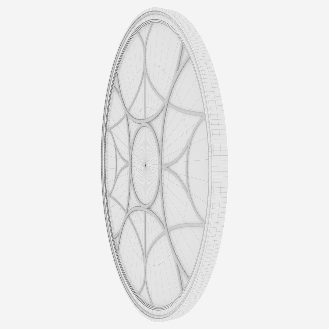 3D Model Castle Window Round - TurboSquid 1914194