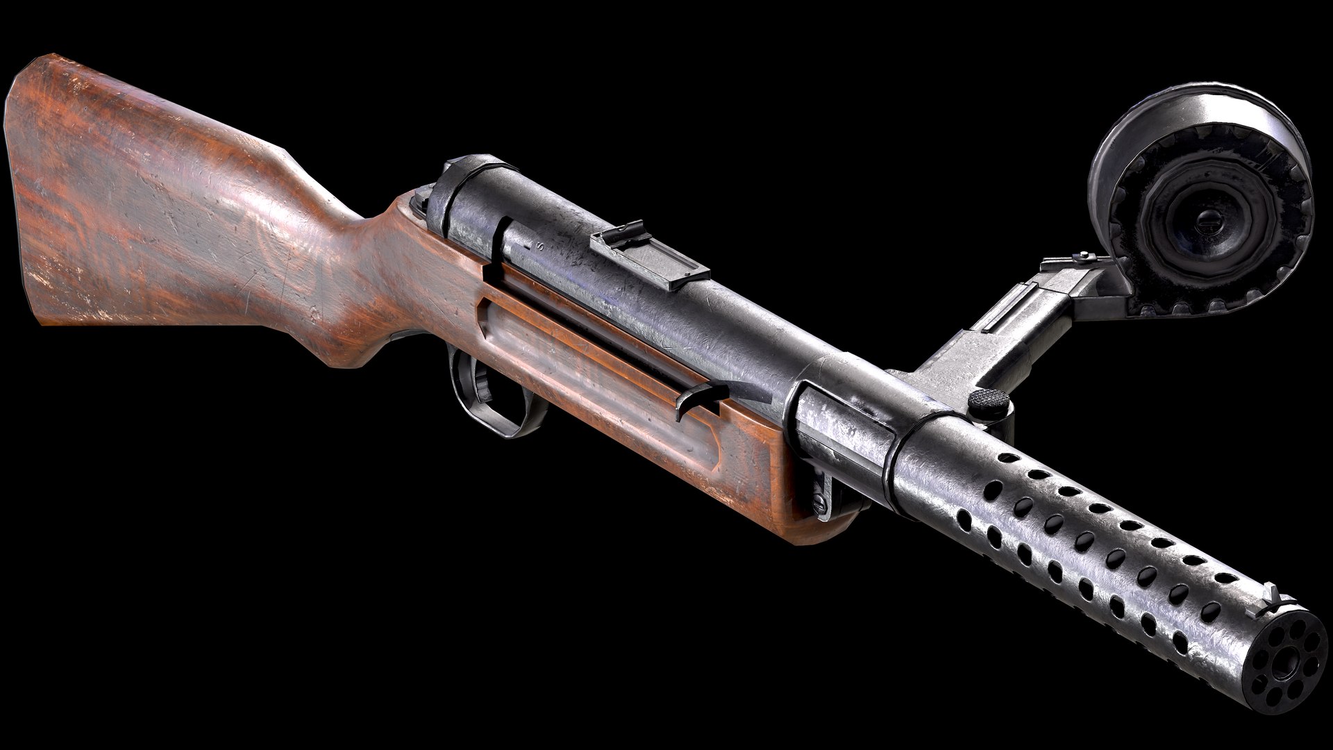 3D German Schmeissers MP 18 PBR - TurboSquid 1811524