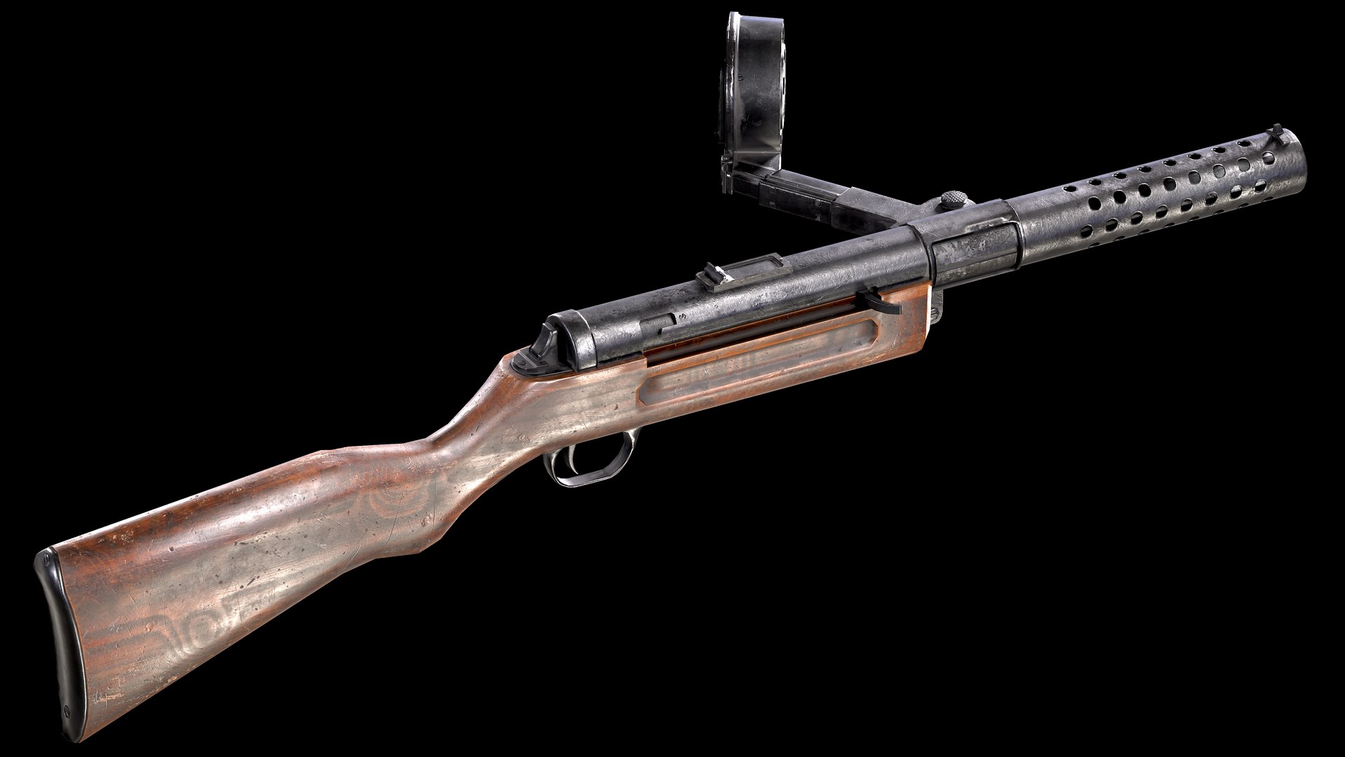 3D German Schmeissers MP 18 PBR - TurboSquid 1811524