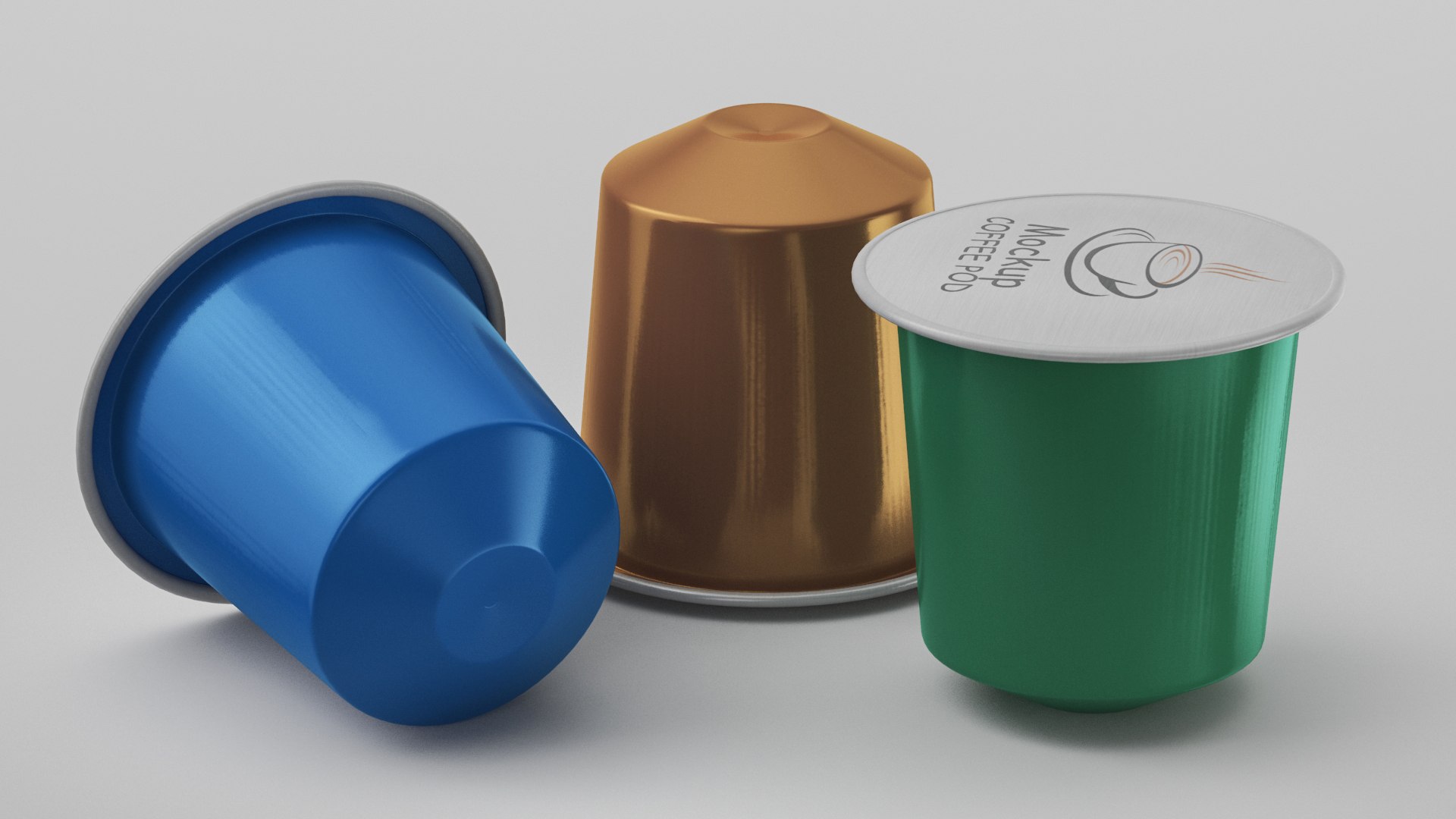 3D model Mockup Coffee Pod Set - TurboSquid 1817451