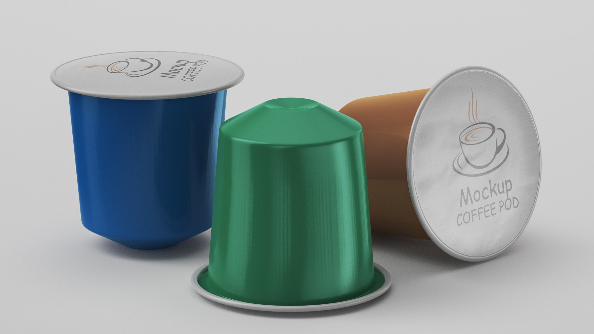 3D model Mockup Coffee Pod Set - TurboSquid 1817451