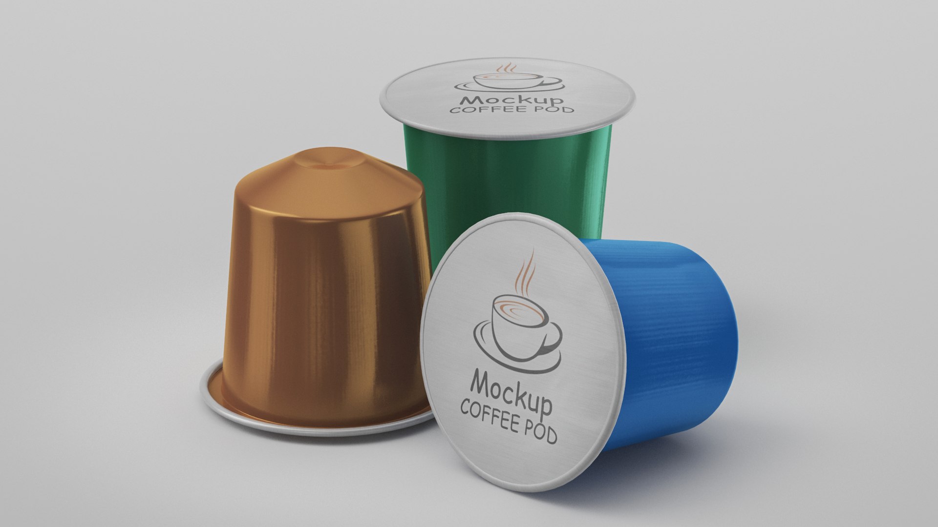 3D model Mockup Coffee Pod Set - TurboSquid 1817451