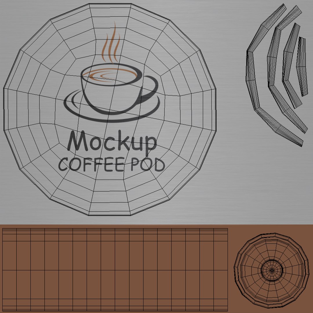 3D model Mockup Coffee Pod Set - TurboSquid 1817451