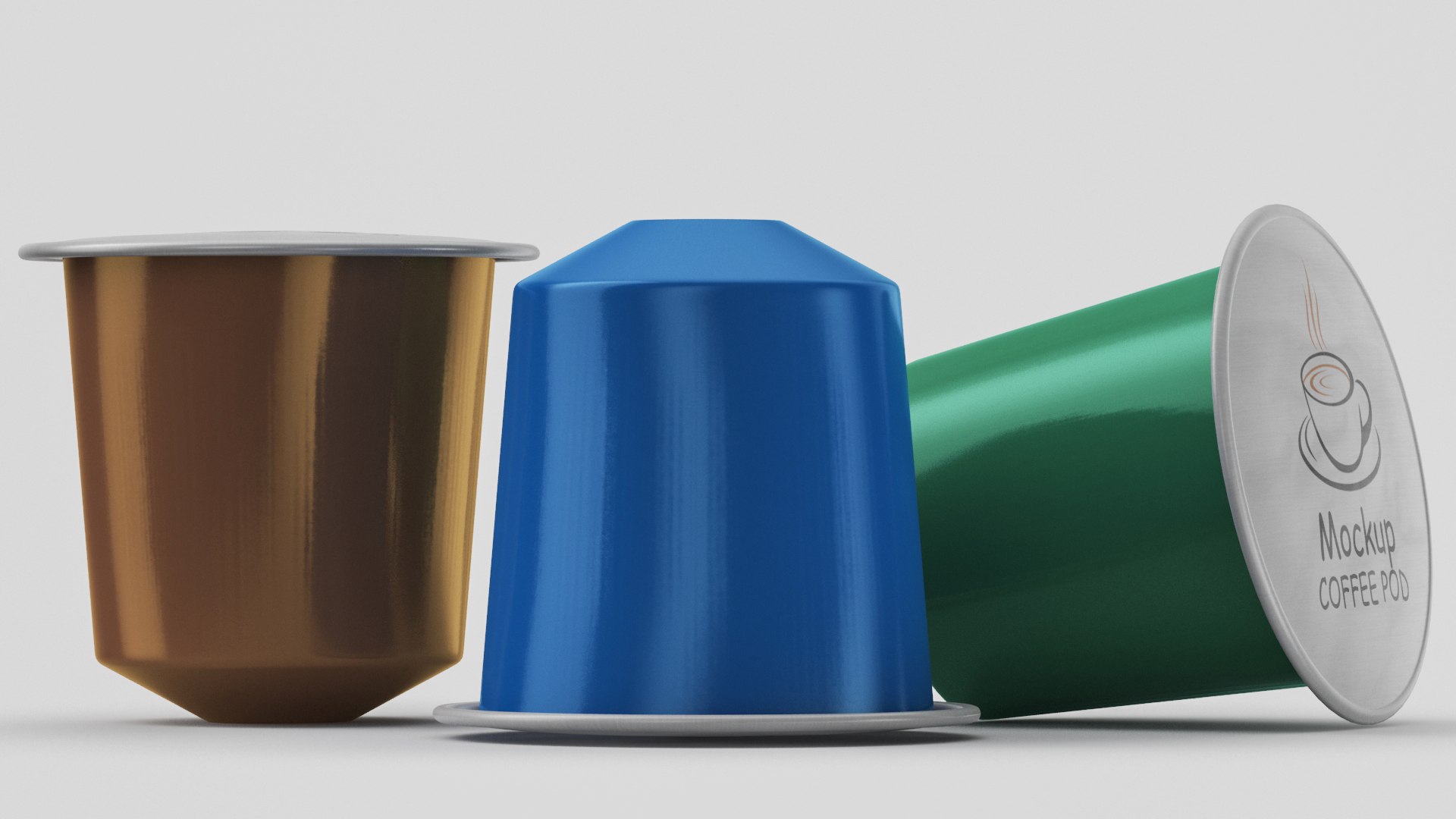 3D model Mockup Coffee Pod Set - TurboSquid 1817451