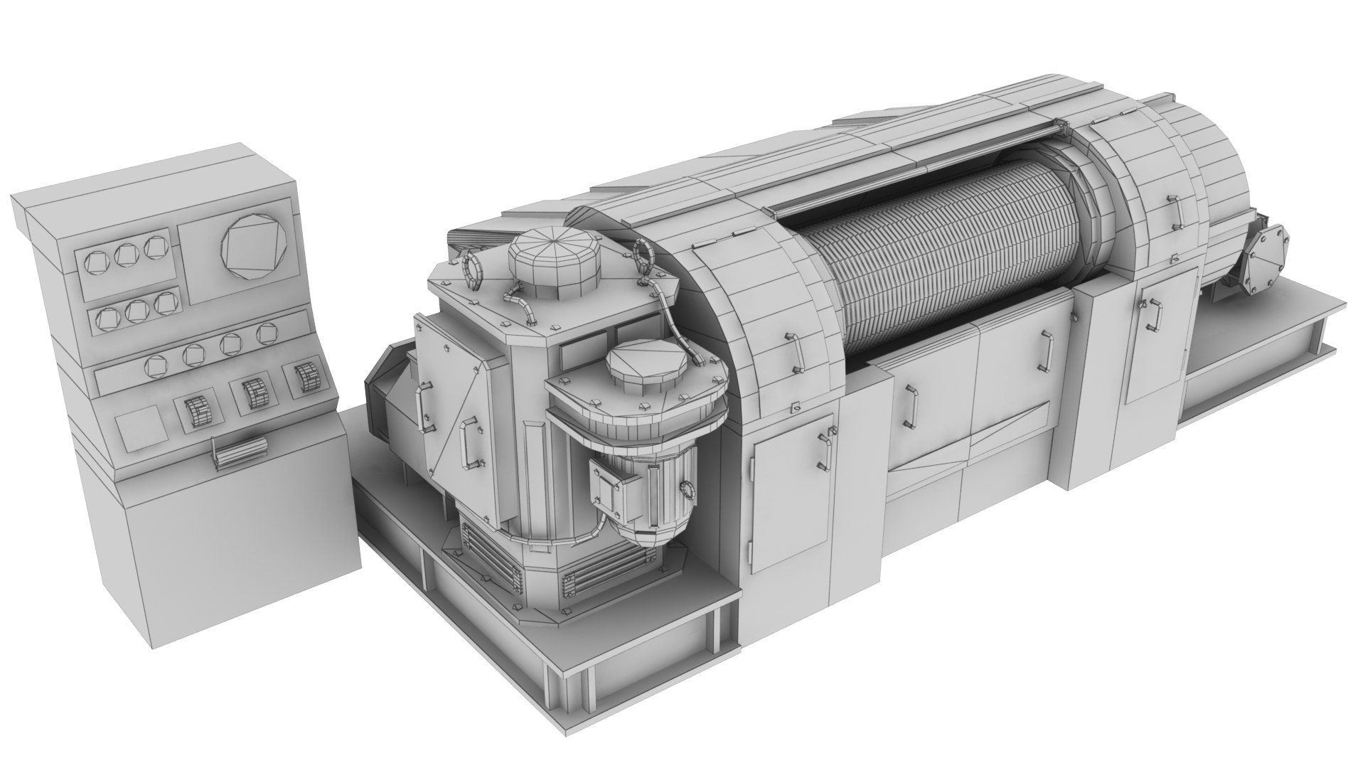3D Draw Works Model - TurboSquid 1290394