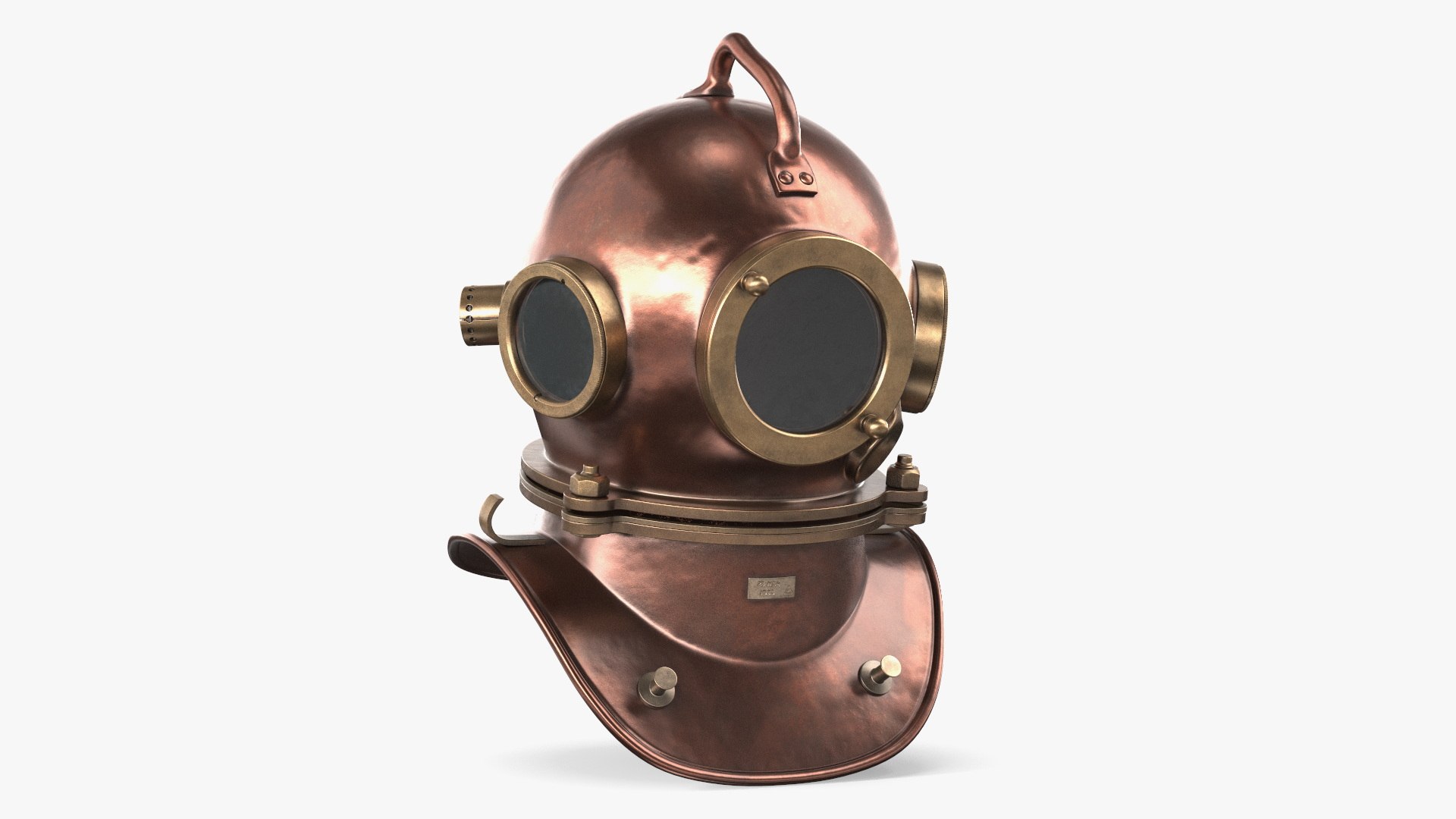 Copper Diving Helmet 3D Model - TurboSquid 2315734
