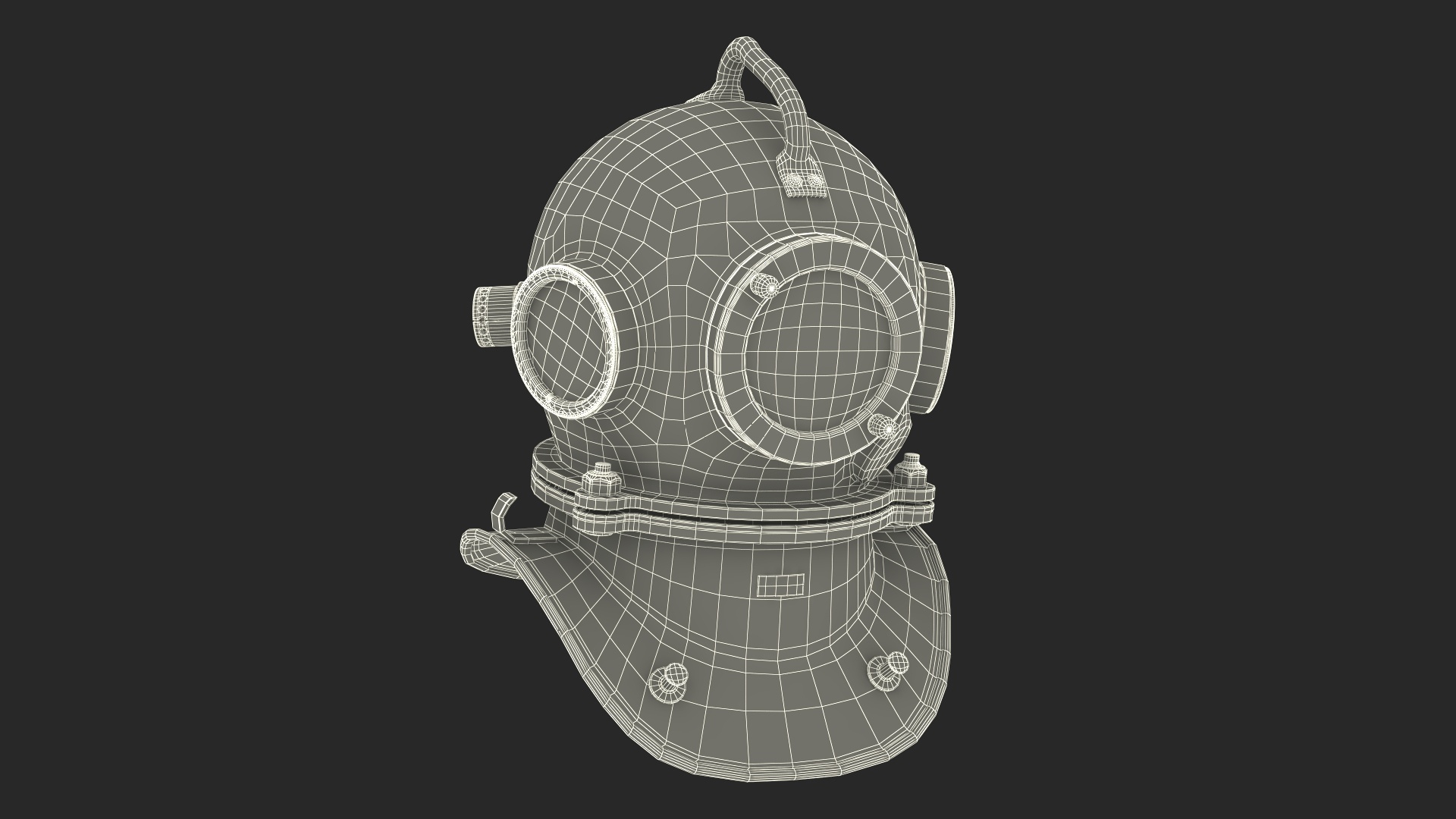 Copper Diving Helmet 3D Model - TurboSquid 2315734