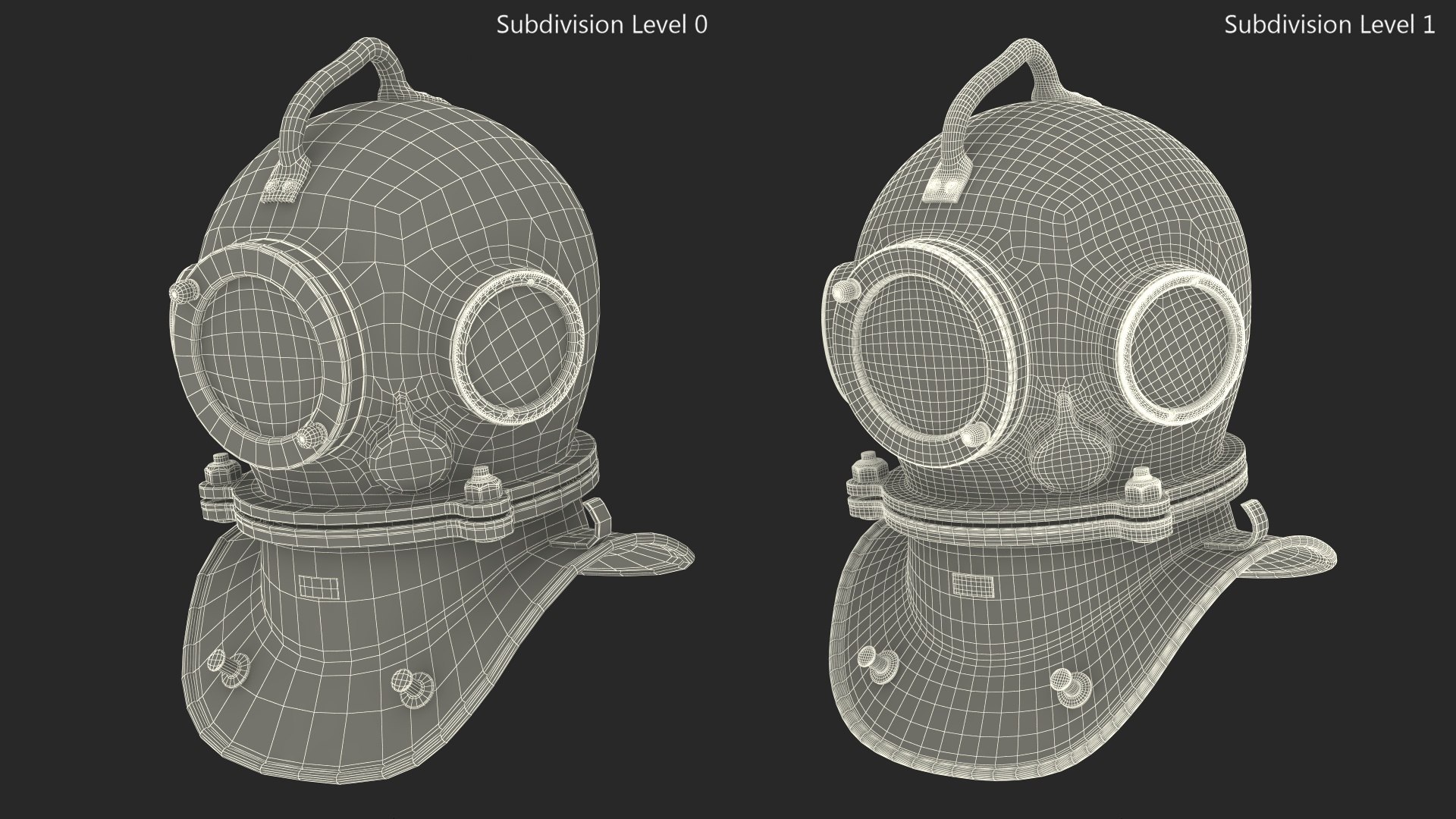 Copper Diving Helmet 3D Model - TurboSquid 2315734