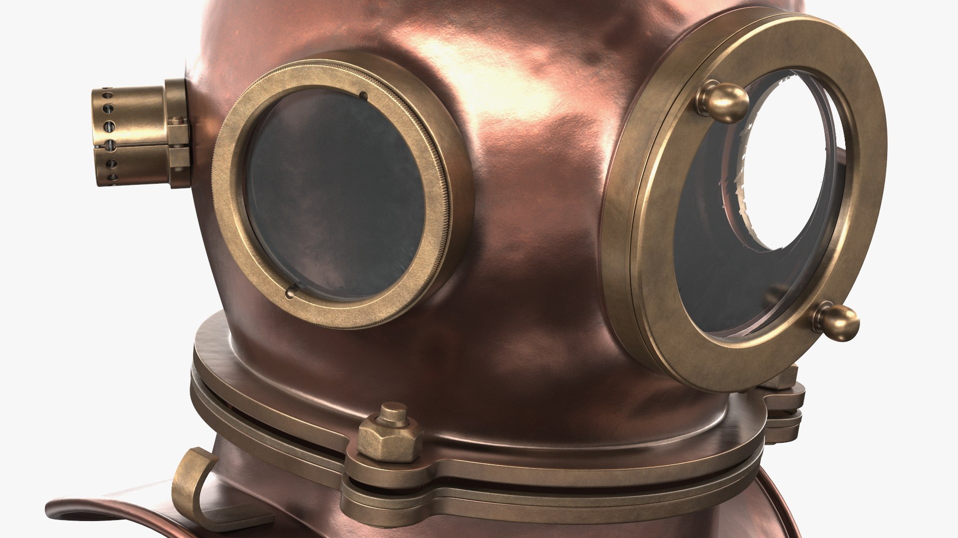 Copper Diving Helmet 3D Model - TurboSquid 2315734