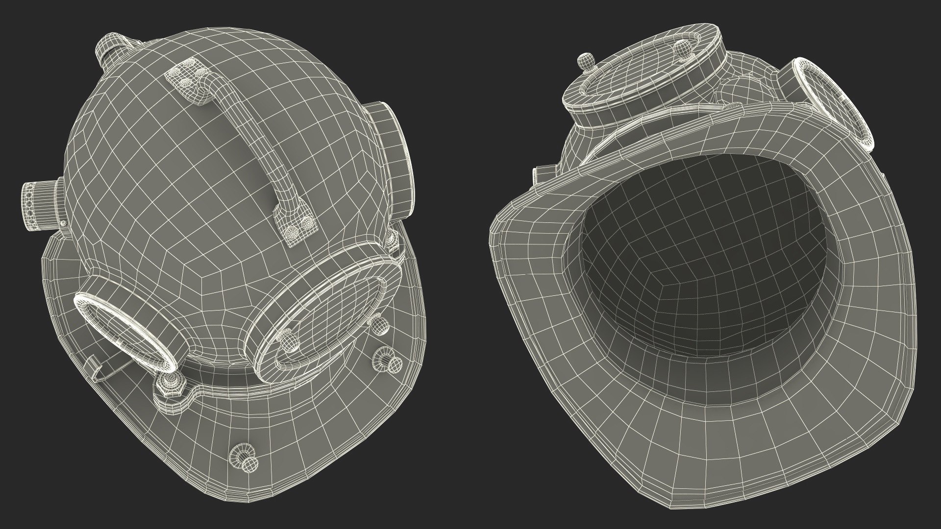 Copper Diving Helmet 3D Model - TurboSquid 2315734