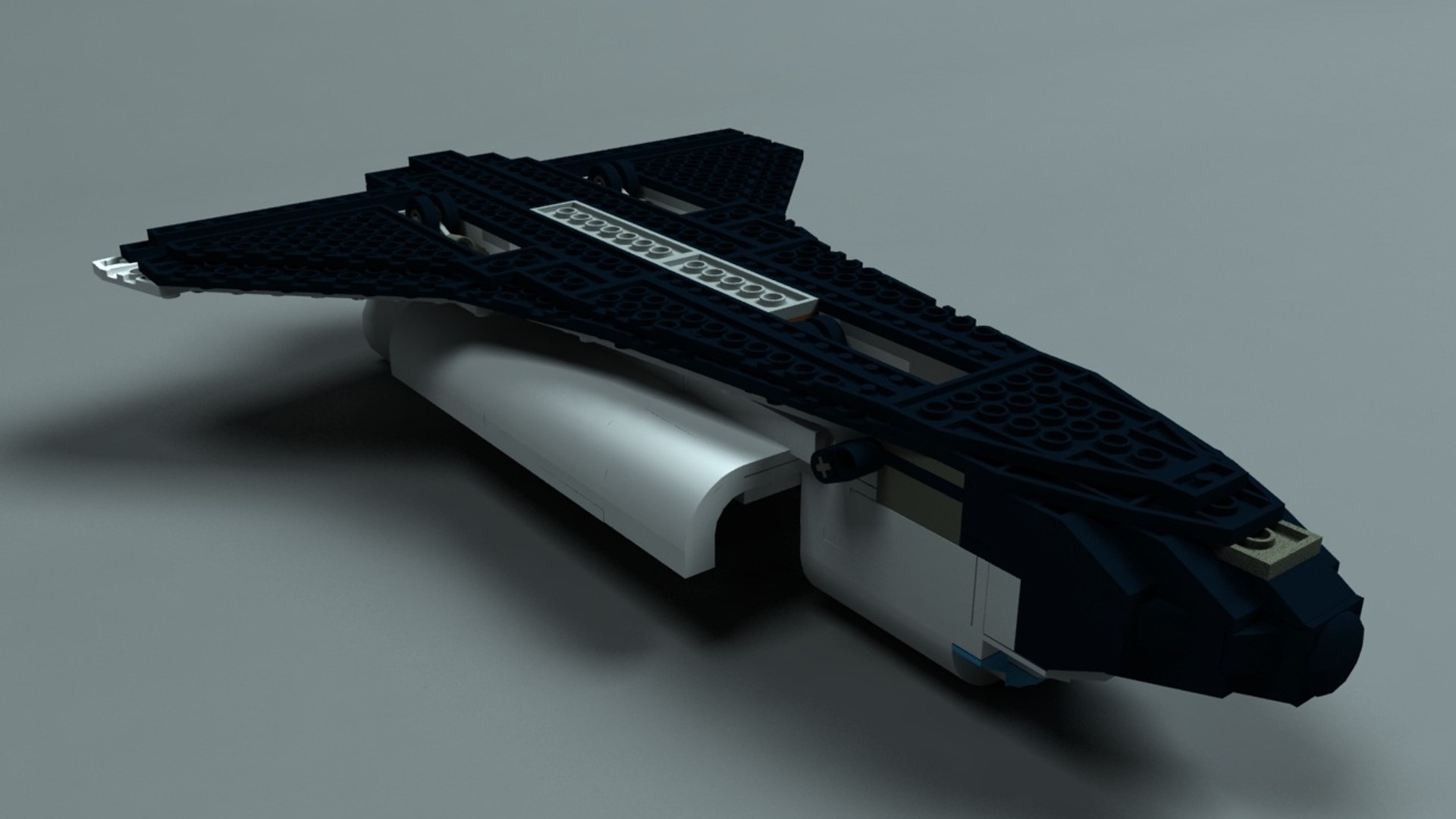 lego space shuttle bricks fbx