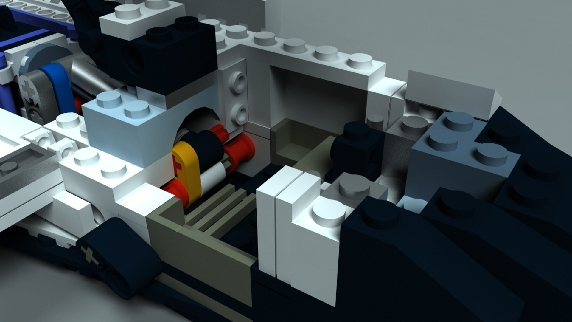 lego space shuttle bricks fbx