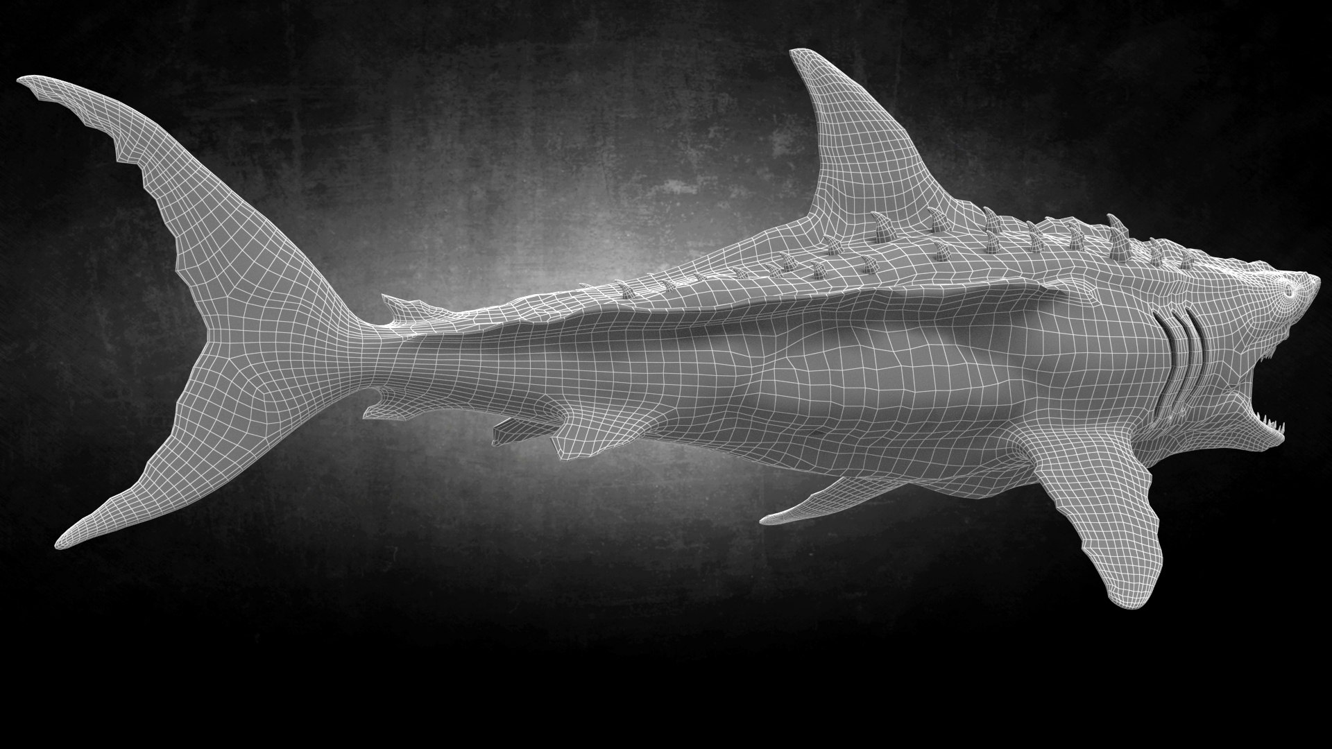 3D Model Zombie Shark Base Mesh 3d - TurboSquid 2150739
