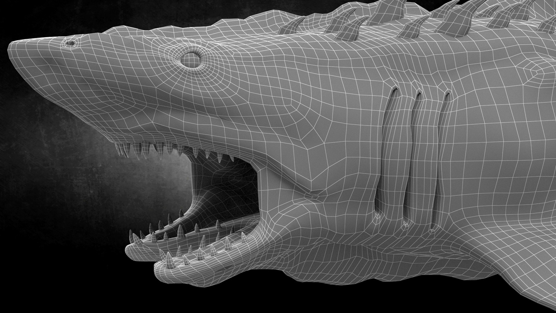 3D Model Zombie Shark Base Mesh 3d - TurboSquid 2150739