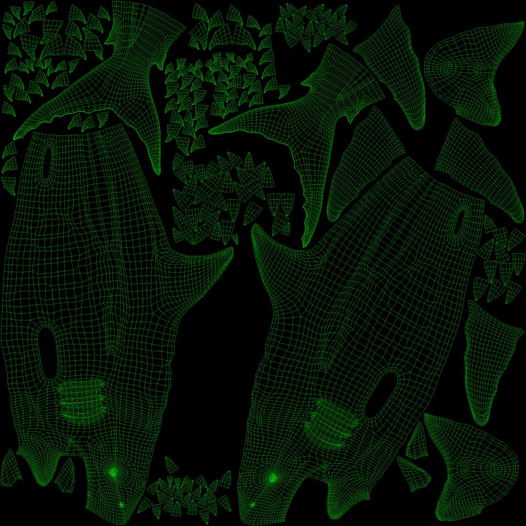 3D Model Zombie Shark Base Mesh 3d - TurboSquid 2150739